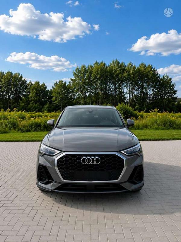 Pelēks Audi Q3 Sportback 2023 Viļņa, ar dzinēja tilpumu 1.50 L un nobraukumu 98 tūkst. km par 27490 €, foto 4 vietnē AUTOMOTO.COM.LV