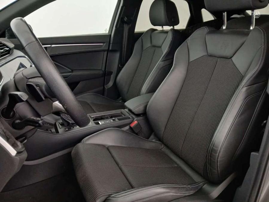 Pelēks Audi Q3 Sportback 2023 Viļņa, ar dzinēja tilpumu 1.50 L un nobraukumu 154 tūkst. km par 27333 €, foto 12 vietnē AUTOMOTO.COM.LV