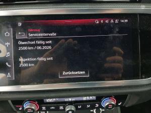 Pelēks Audi Q3 Sportback 2023 Viļņa, ar dzinēja tilpumu 1.50 L un nobraukumu 154 tūkst. km par 27333 €, foto 27 vietnē AUTOMOTO.COM.LV