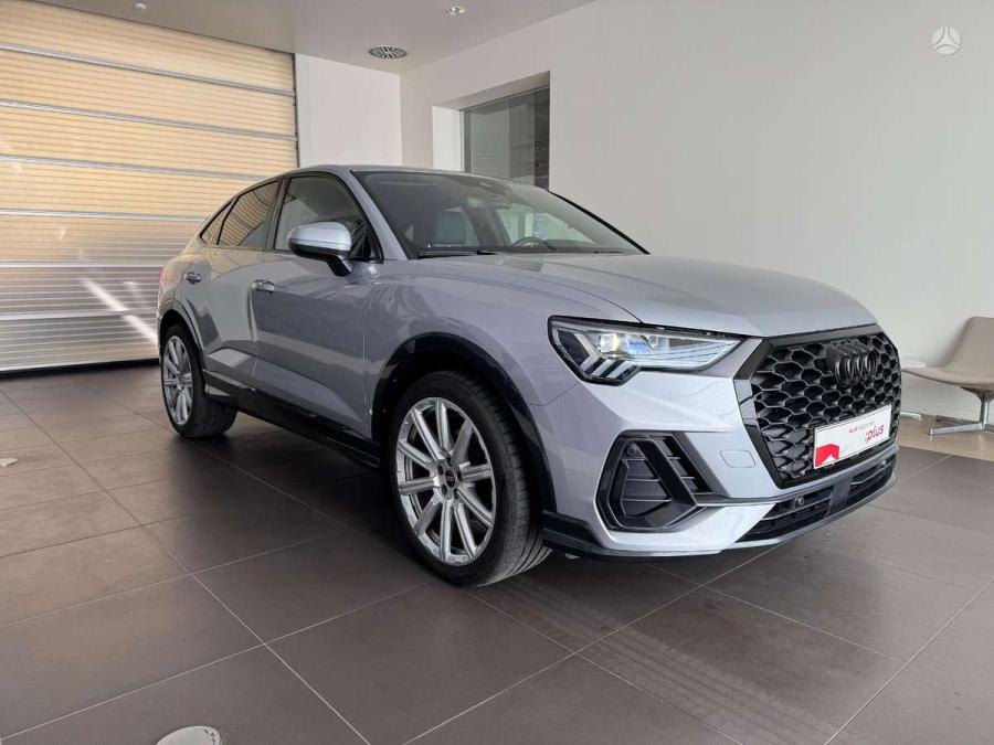 Pelēks Audi Q3 Sportback 2024 Kauņa, ar dzinēja tilpumu 1.97 L un nobraukumu 56 tūkst. km par 37299 €, foto 3 vietnē AUTOMOTO.COM.LV