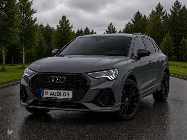 Pelēks Audi Q3 Sportback 2025 Viļņa, ar dzinēja tilpumu 1.50 L un nobraukumu 4 tūkst. km par 36000 €, foto 1 vietnē AUTOMOTO.COM.LV