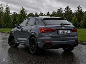 Pelēks Audi Q3 Sportback 2025 Viļņa, ar dzinēja tilpumu 1.50 L un nobraukumu 4 tūkst. km par 36000 €, foto 6 vietnē AUTOMOTO.COM.LV