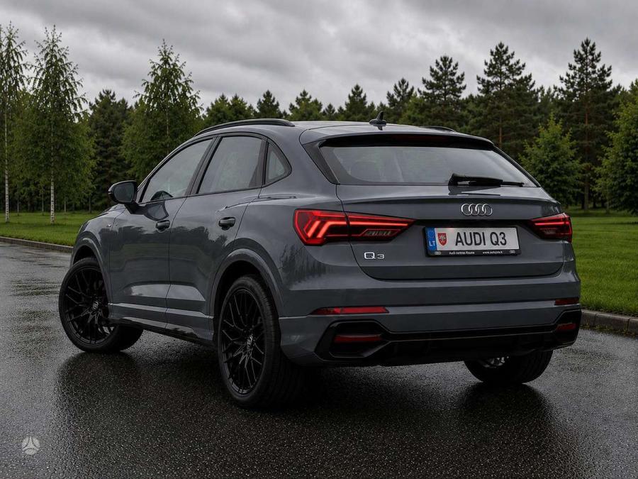 Pelēks Audi Q3 Sportback 2025 Viļņa, ar dzinēja tilpumu 1.50 L un nobraukumu 4 tūkst. km par 36000 €, foto 6 vietnē AUTOMOTO.COM.LV