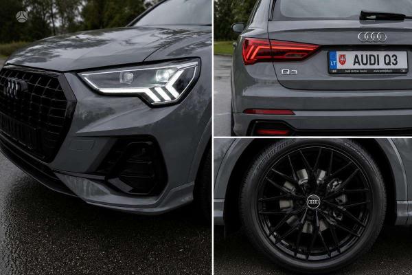 Pelēks Audi Q3 Sportback 2025 Viļņa, ar dzinēja tilpumu 1.50 L un nobraukumu 4 tūkst. km par 36000 €, foto 7 vietnē AUTOMOTO.COM.LV