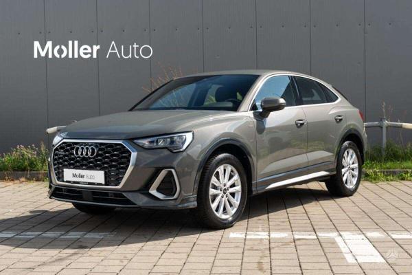 Grey Audi Q3 Sportback 2025 in Vilnius, with an engine capacity of 2.00 L and mileage of 18 thousand km for 39650 €, photo 1 on AUTOMOTO.COM.LV