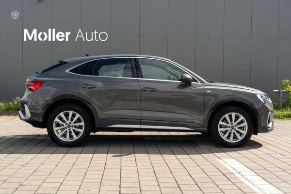 Grey Audi Q3 Sportback 2025 in Vilnius, with an engine capacity of 2.00 L and mileage of 18 thousand km for 39650 €, photo 8 on AUTOMOTO.COM.LV