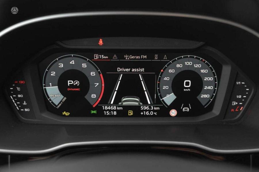 Pelēks Audi Q3 Sportback 2025 Viļņa, ar dzinēja tilpumu 2.00 L un nobraukumu 18 tūkst. km par 39650 €, foto 17 vietnē AUTOMOTO.COM.LV