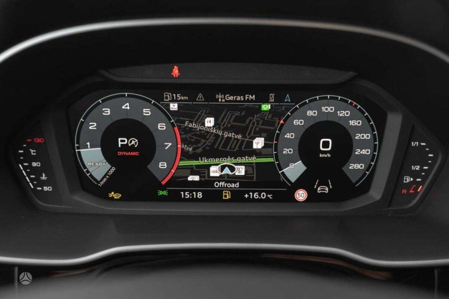 Pelēks Audi Q3 Sportback 2025 Viļņa, ar dzinēja tilpumu 2.00 L un nobraukumu 18 tūkst. km par 39650 €, foto 18 vietnē AUTOMOTO.COM.LV