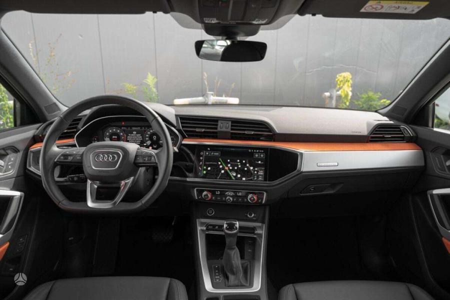 Pelēks Audi Q3 Sportback 2025 Viļņa, ar dzinēja tilpumu 2.00 L un nobraukumu 18 tūkst. km par 39650 €, foto 19 vietnē AUTOMOTO.COM.LV