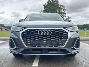 Grey Audi Q3 Sportback 2020 in Kaunas, with an engine capacity of 1.97 L and mileage of 215 thousand km for 21000 €, photo 4 on AUTOMOTO.COM.LV