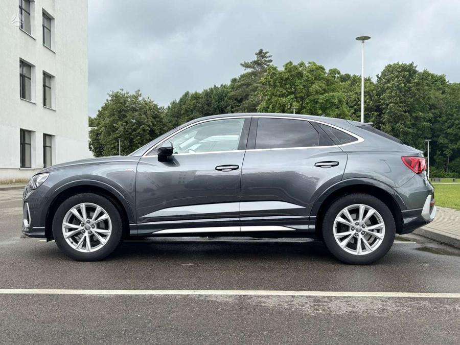 Grey Audi Q3 Sportback 2020 in Kaunas, with an engine capacity of 1.97 L and mileage of 215 thousand km for 21000 €, photo 7 on AUTOMOTO.COM.LV