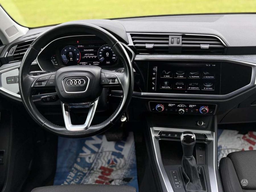 Grey Audi Q3 Sportback 2020 in Kaunas, with an engine capacity of 1.97 L and mileage of 215 thousand km for 21000 €, photo 28 on AUTOMOTO.COM.LV