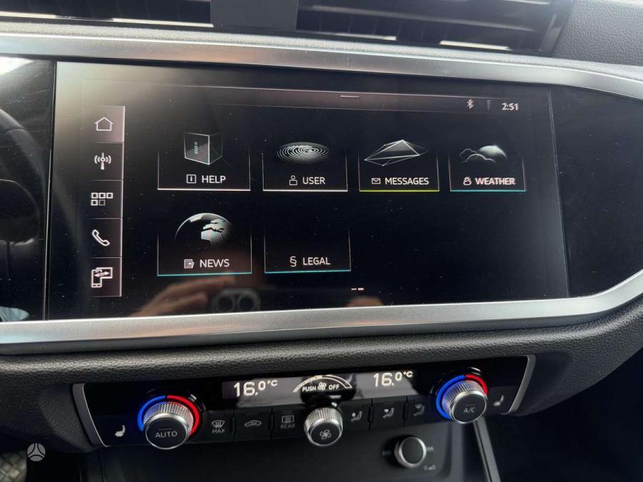 Grey Audi Q3 Sportback 2020 in Kaunas, with an engine capacity of 1.97 L and mileage of 215 thousand km for 21000 €, photo 33 on AUTOMOTO.COM.LV