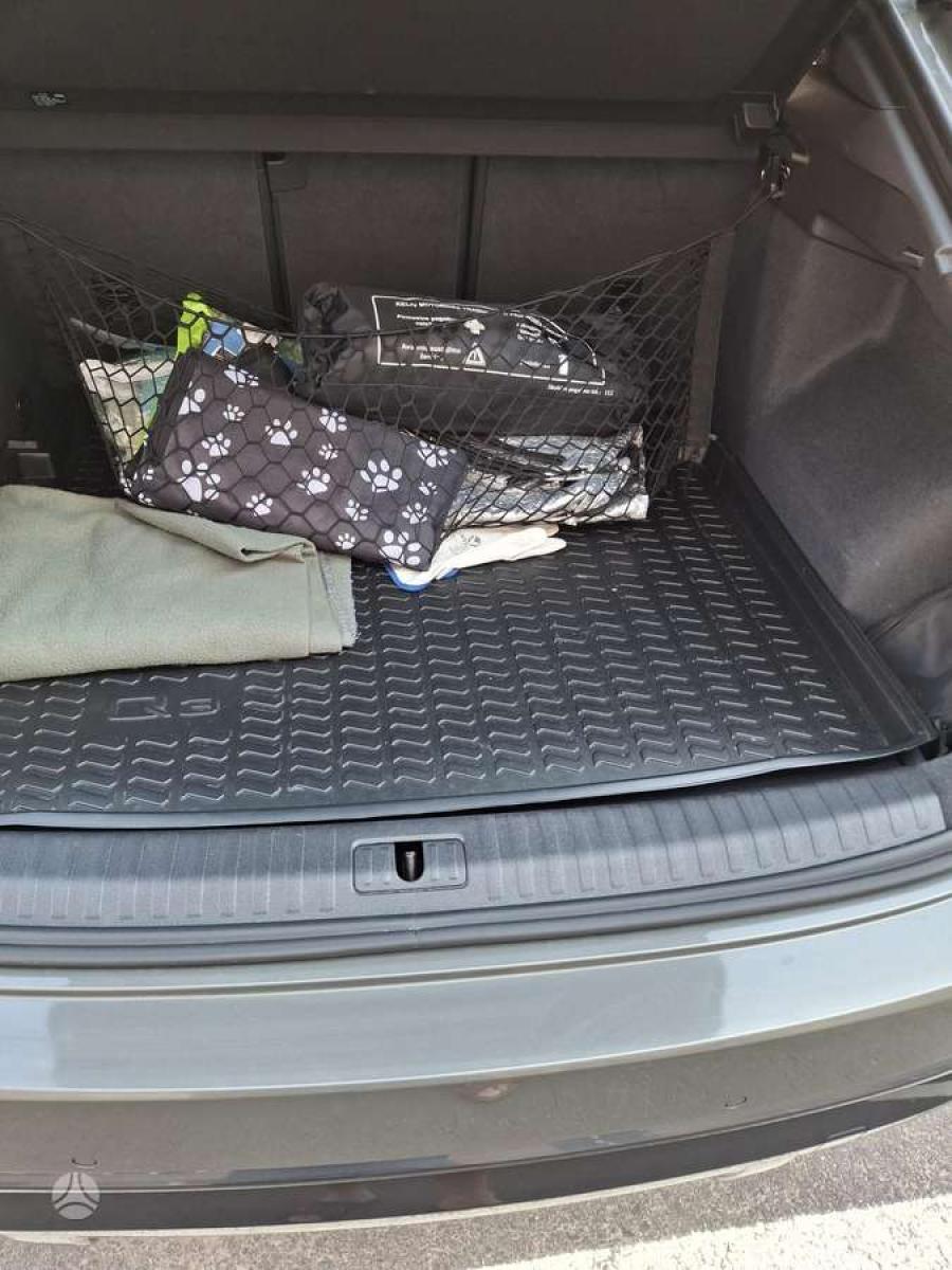 Grey Audi Q3 Sportback 2023 in Marijampole, with an engine capacity of 1.50 L and mileage of 20 thousand km for 32000 €, photo 11 on AUTOMOTO.COM.LV