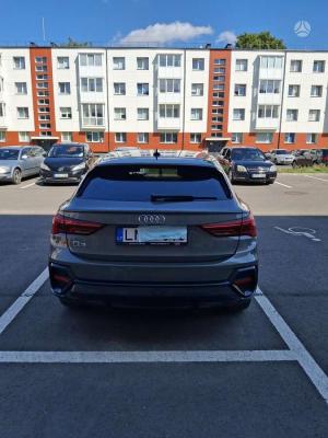 Grey Audi Q3 Sportback 2023 in Marijampole, with an engine capacity of 1.50 L and mileage of 20 thousand km for 32000 €, photo 13 on AUTOMOTO.COM.LV