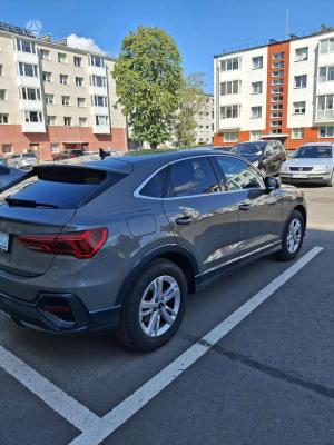 Grey Audi Q3 Sportback 2023 in Marijampole, with an engine capacity of 1.50 L and mileage of 20 thousand km for 32000 €, photo 14 on AUTOMOTO.COM.LV