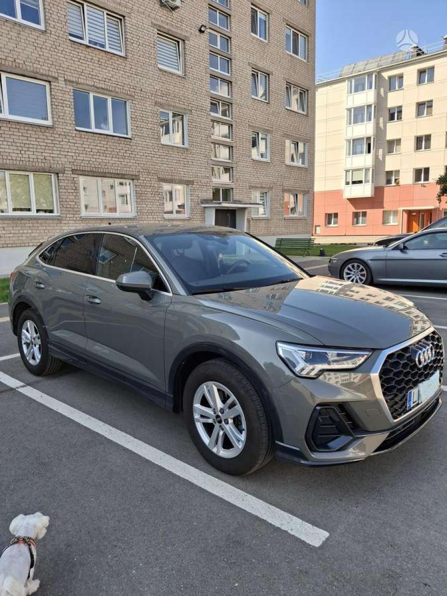 Grey Audi Q3 Sportback 2023 in Marijampole, with an engine capacity of 1.50 L and mileage of 20 thousand km for 32000 €, photo 15 on AUTOMOTO.COM.LV