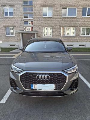 Grey Audi Q3 Sportback 2023 in Marijampole, with an engine capacity of 1.50 L and mileage of 20 thousand km for 32000 €, photo 16 on AUTOMOTO.COM.LV