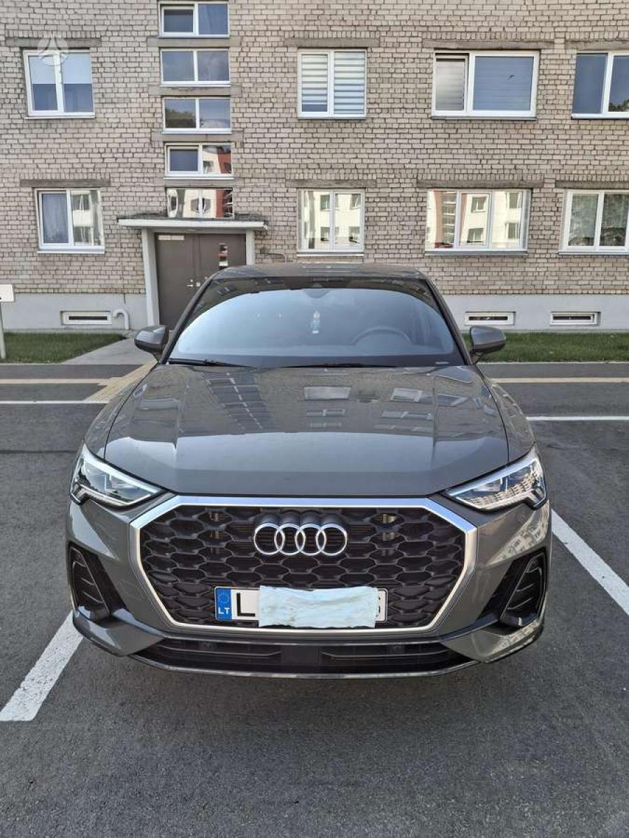 Grey Audi Q3 Sportback 2023 in Marijampole, with an engine capacity of 1.50 L and mileage of 20 thousand km for 32000 €, photo 16 on AUTOMOTO.COM.LV