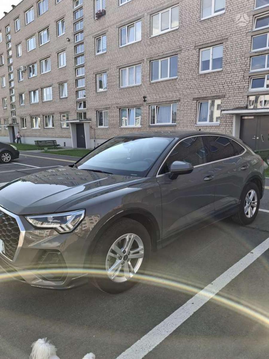 Grey Audi Q3 Sportback 2023 in Marijampole, with an engine capacity of 1.50 L and mileage of 20 thousand km for 32000 €, photo 18 on AUTOMOTO.COM.LV