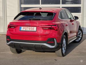 Red Audi Q3 Sportback 2020 in Jonava, with an engine capacity of 2.00 L and mileage of 238 thousand km for 21500 €, photo 8 on AUTOMOTO.COM.LV