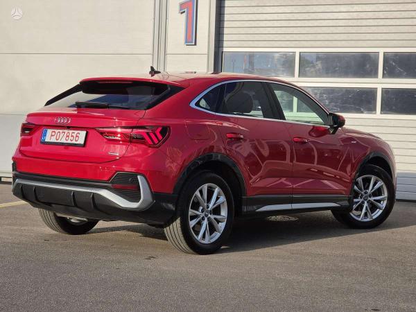 Red Audi Q3 Sportback 2020 in Jonava, with an engine capacity of 2.00 L and mileage of 238 thousand km for 21500 €, photo 9 on AUTOMOTO.COM.LV
