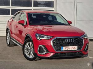 Red Audi Q3 Sportback 2020 in Jonava, with an engine capacity of 2.00 L and mileage of 238 thousand km for 21500 €, photo 11 on AUTOMOTO.COM.LV