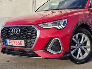 Red Audi Q3 Sportback 2020 in Jonava, with an engine capacity of 2.00 L and mileage of 238 thousand km for 21500 €, photo 13 on AUTOMOTO.COM.LV