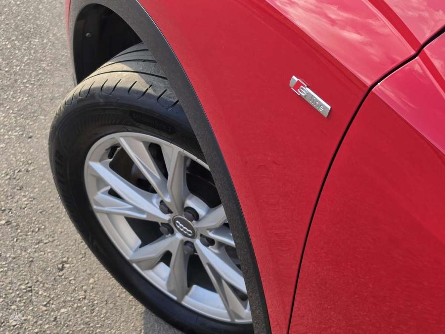 Red Audi Q3 Sportback 2020 in Jonava, with an engine capacity of 2.00 L and mileage of 238 thousand km for 21500 €, photo 18 on AUTOMOTO.COM.LV
