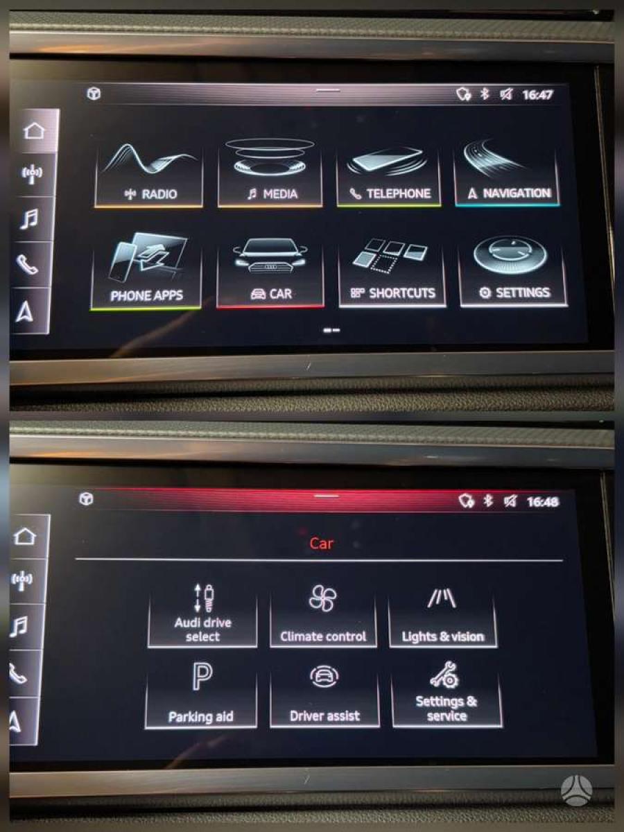 Red Audi Q3 Sportback 2020 in Jonava, with an engine capacity of 2.00 L and mileage of 238 thousand km for 21500 €, photo 28 on AUTOMOTO.COM.LV