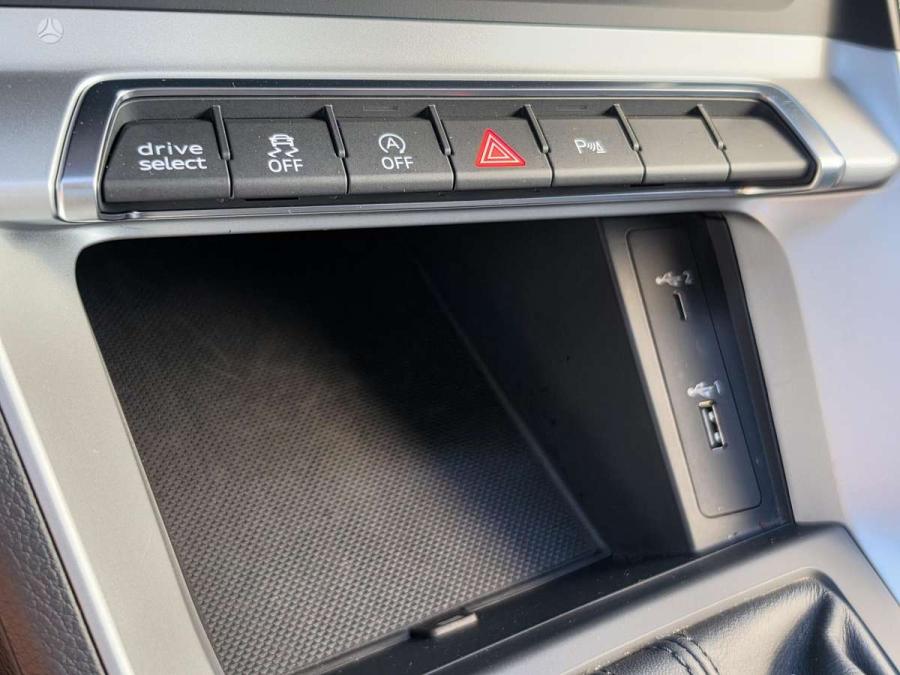 Red Audi Q3 Sportback 2020 in Jonava, with an engine capacity of 2.00 L and mileage of 238 thousand km for 21500 €, photo 32 on AUTOMOTO.COM.LV