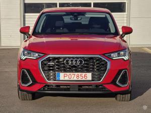 Red Audi Q3 Sportback 2020 in Jonava, with an engine capacity of 2.00 L and mileage of 238 thousand km for 20700 €, photo 3 on AUTOMOTO.COM.LV