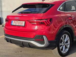 Red Audi Q3 Sportback 2020 in Jonava, with an engine capacity of 2.00 L and mileage of 238 thousand km for 20700 €, photo 17 on AUTOMOTO.COM.LV