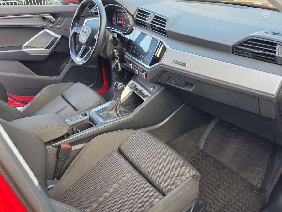 Red Audi Q3 Sportback 2020 in Jonava, with an engine capacity of 2.00 L and mileage of 238 thousand km for 20700 €, photo 29 on AUTOMOTO.COM.LV