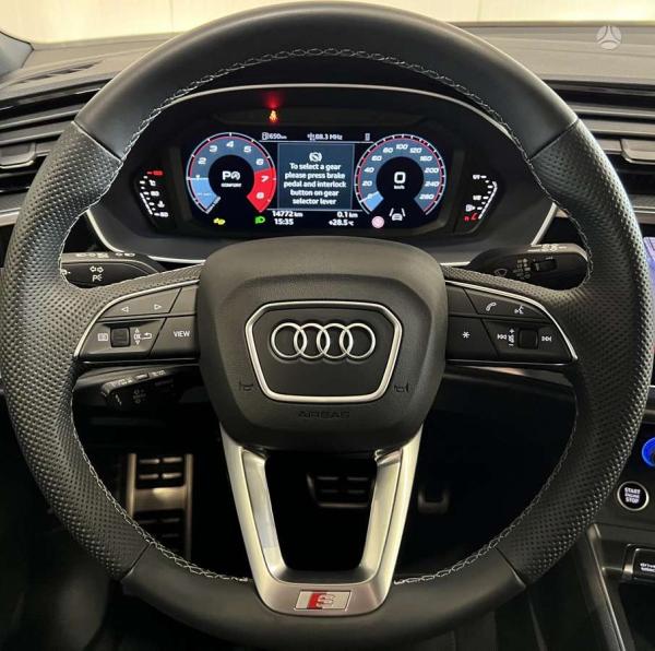 Red Audi Q3 Sportback 2024 in Kaunas, with an engine capacity of 1.50 L and mileage of 15 thousand km for 33500 €, photo 5 on AUTOMOTO.COM.LV