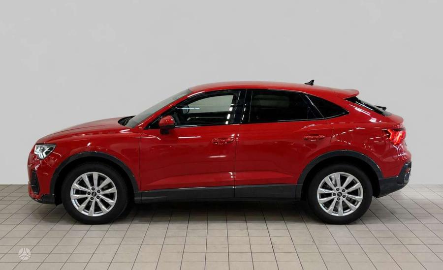 Sarkans Audi Q3 Sportback 2024 Kauņa, ar dzinēja tilpumu 1.50 L un nobraukumu 15 tūkst. km par 33500 €, foto 3 vietnē AUTOMOTO.COM.LV