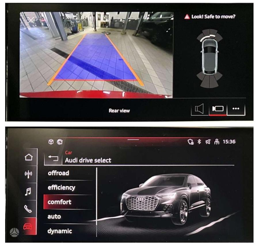 Sarkans Audi Q3 Sportback 2024 Kauņa, ar dzinēja tilpumu 1.50 L un nobraukumu 15 tūkst. km par 33500 €, foto 12 vietnē AUTOMOTO.COM.LV