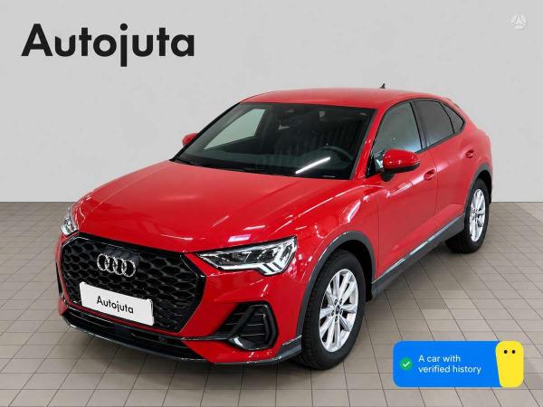 Red Audi Q3 Sportback 2024 in Kaunas, with an engine capacity of 1.50 L and mileage of 15 thousand km for 33500 €, photo 1 on AUTOMOTO.COM.LV