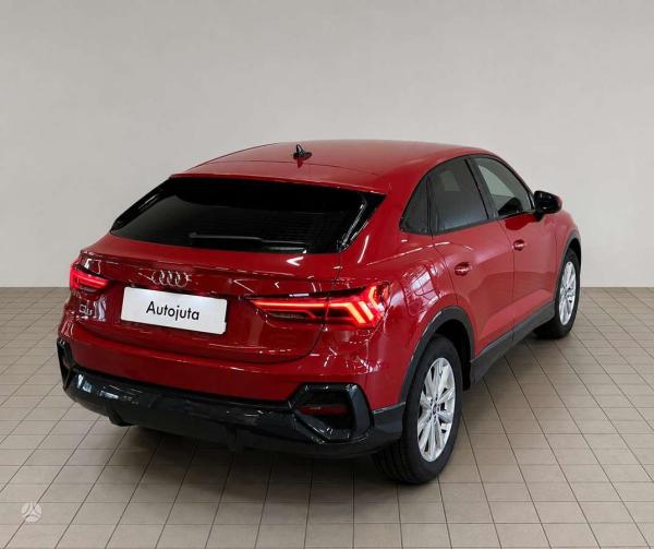 Red Audi Q3 Sportback 2024 in Kaunas, with an engine capacity of 1.50 L and mileage of 15 thousand km for 33500 €, photo 4 on AUTOMOTO.COM.LV
