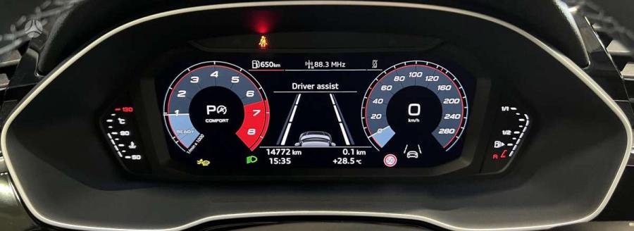 Красный Ауди Q3 Sportback 2024 в Каунас, объемом двигателя 1.50 л и пробегом 15 тыс. км за 33500 €, фото 6 на AUTOMOTO.COM.LV