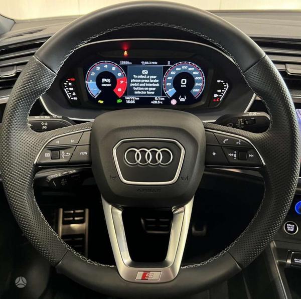 Red Audi Q3 Sportback 2024 in Kaunas, with an engine capacity of 1.50 L and mileage of 15 thousand km for 33500 €, photo 6 on AUTOMOTO.COM.LV