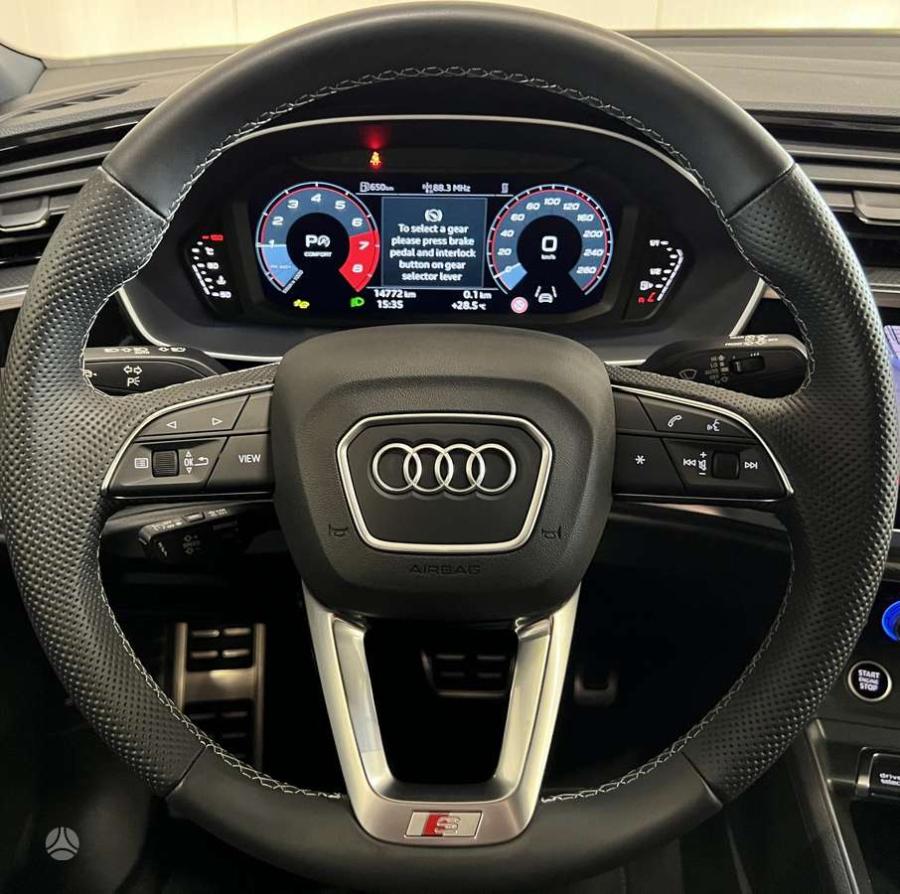 Красный Ауди Q3 Sportback 2024 в Каунас, объемом двигателя 1.50 л и пробегом 15 тыс. км за 33500 €, фото 7 на AUTOMOTO.COM.LV