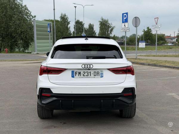 White Audi Q3 Sportback 2019 in Taurage, with an engine capacity of 1.97 L and mileage of 175 thousand km for 21500 €, photo 9 on AUTOMOTO.COM.LV