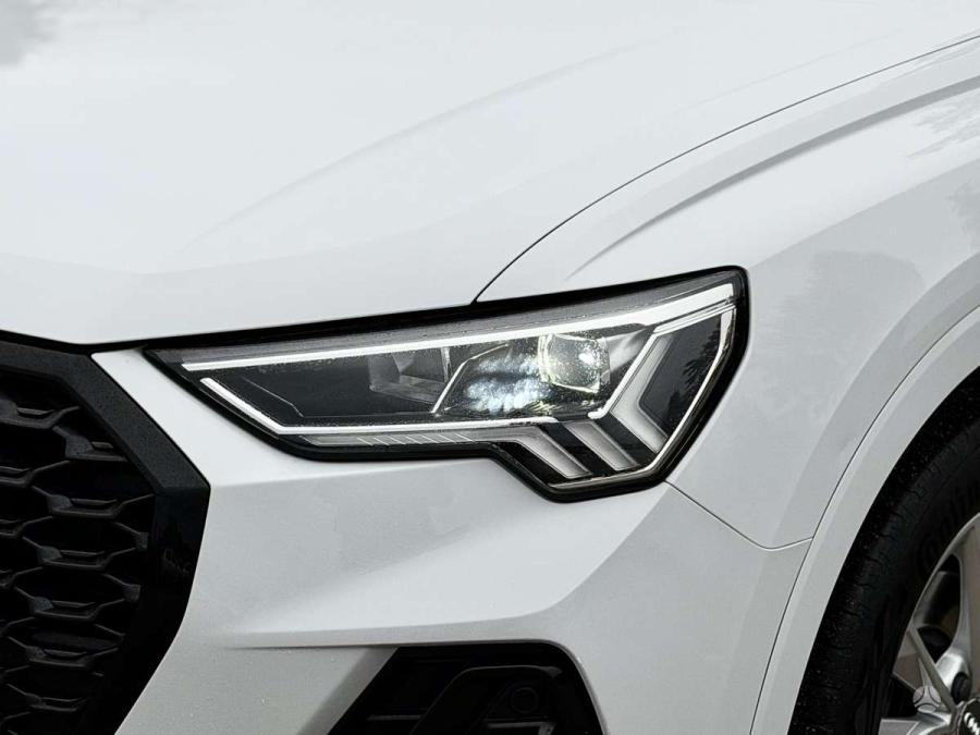 White Audi Q3 Sportback 2019 in Taurage, with an engine capacity of 1.97 L and mileage of 218 thousand km for 18900 €, photo 8 on AUTOMOTO.COM.LV