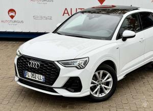 White Audi Q3 Sportback 2019 in Taurage, with an engine capacity of 1.97 L and mileage of 218 thousand km for 18900 €, photo 10 on AUTOMOTO.COM.LV