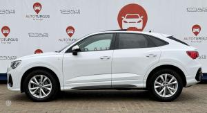 White Audi Q3 Sportback 2019 in Taurage, with an engine capacity of 1.97 L and mileage of 218 thousand km for 18900 €, photo 16 on AUTOMOTO.COM.LV