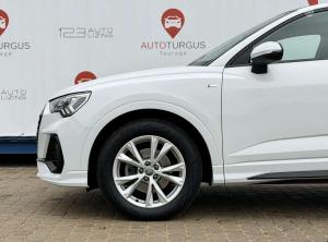 White Audi Q3 Sportback 2019 in Taurage, with an engine capacity of 1.97 L and mileage of 218 thousand km for 18900 €, photo 18 on AUTOMOTO.COM.LV