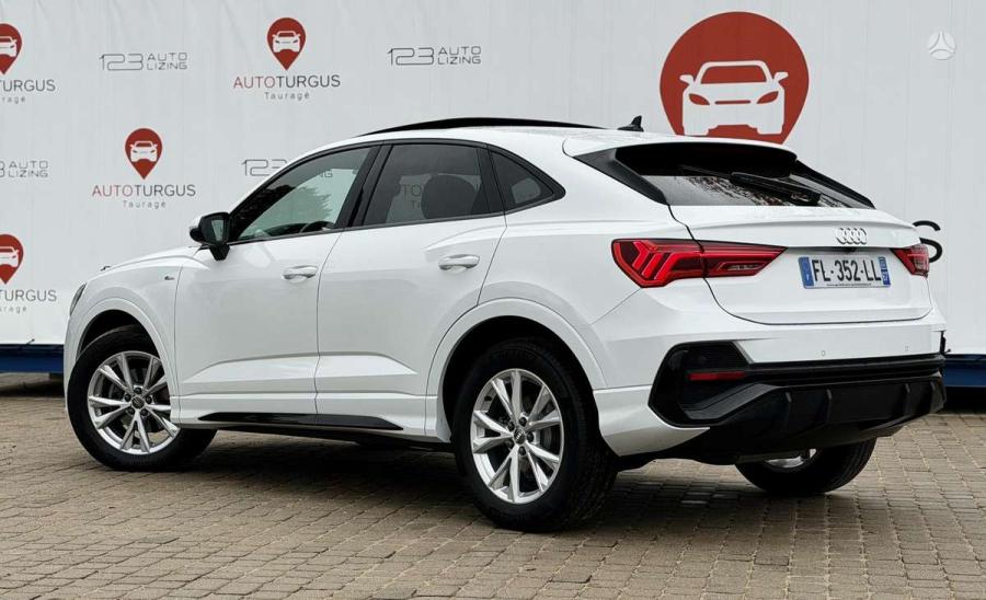 White Audi Q3 Sportback 2019 in Taurage, with an engine capacity of 1.97 L and mileage of 218 thousand km for 18900 €, photo 19 on AUTOMOTO.COM.LV