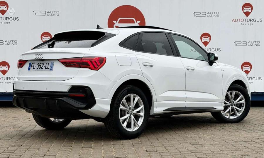 White Audi Q3 Sportback 2019 in Taurage, with an engine capacity of 1.97 L and mileage of 218 thousand km for 18900 €, photo 21 on AUTOMOTO.COM.LV