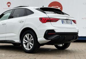 White Audi Q3 Sportback 2019 in Taurage, with an engine capacity of 1.97 L and mileage of 218 thousand km for 18900 €, photo 27 on AUTOMOTO.COM.LV
